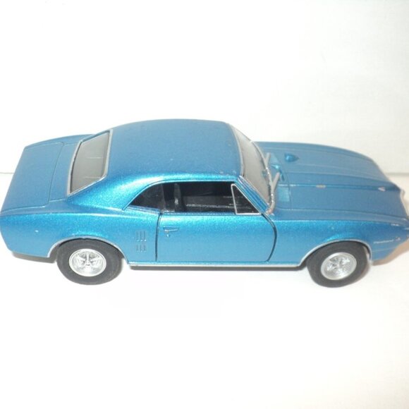 Welly | Toys | Welly 967 Pontiac Firebird Blue 138 Scale Pullback Doors ...